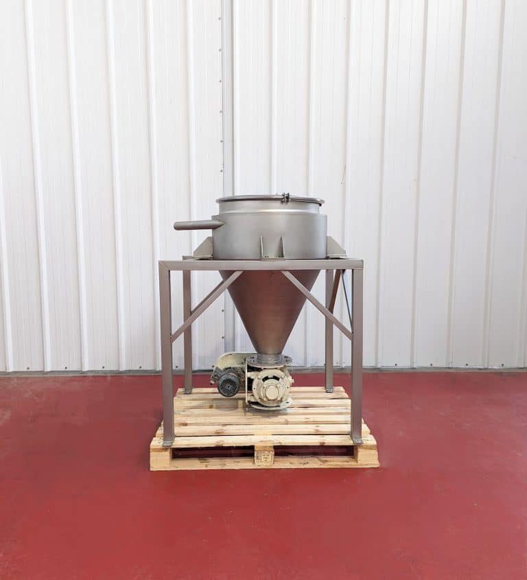 Trémie avec vanne rotative - Osertech