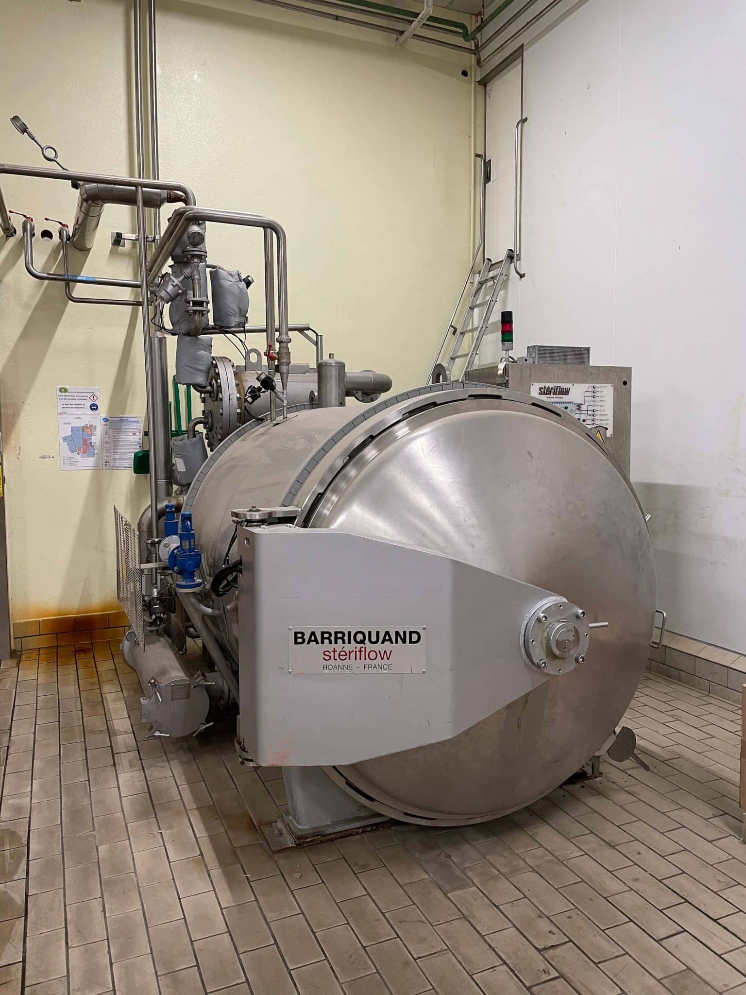 Barriquand Steriflow 1621 R - Rotary Autoclave - Osertech