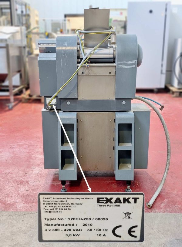 Exakt 120 EH - 250 - Three-roll mill - Osertech